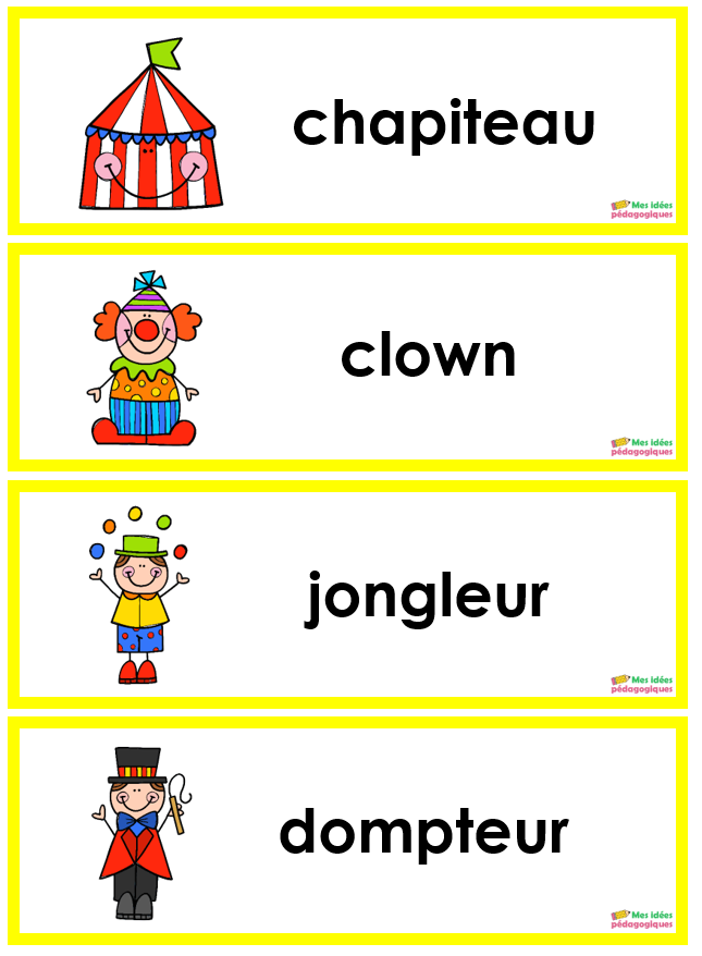 Cirque - Mes Idees Pedagogiques